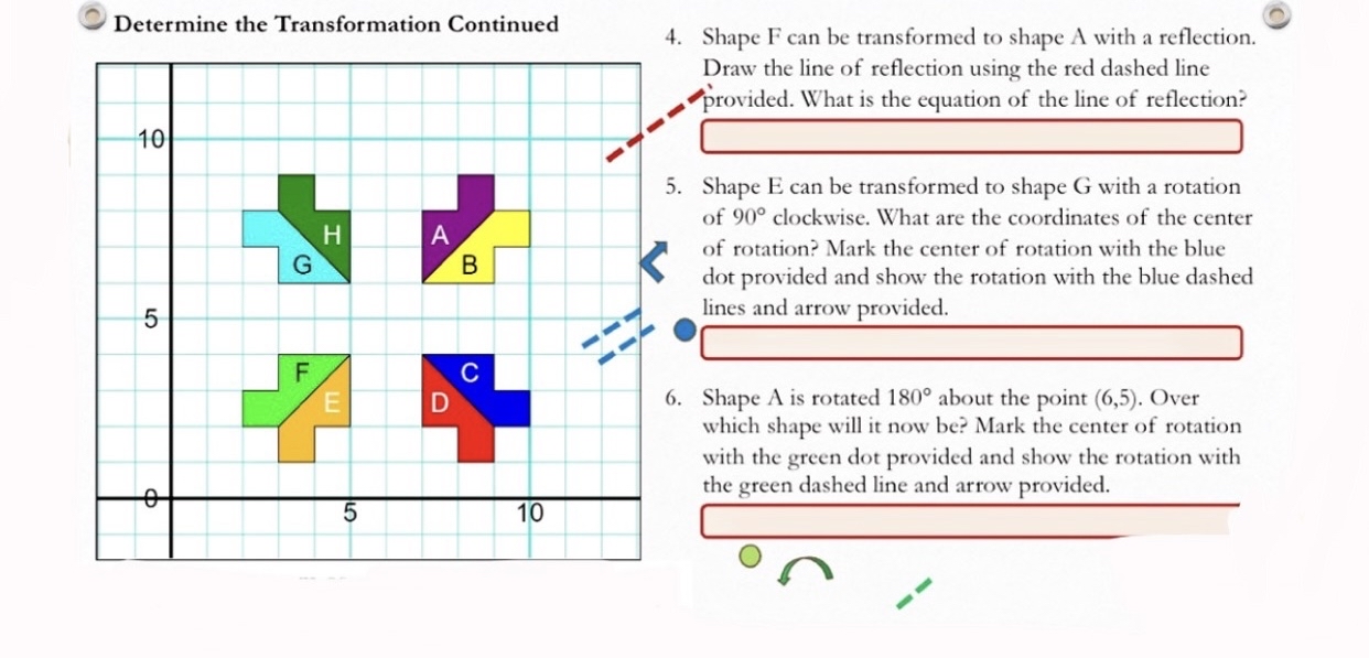 Solved PLEASE HELP! Determine the Transformation Continued4. | Chegg.com