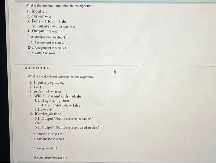 Of the following operations, which one is the | Chegg.com