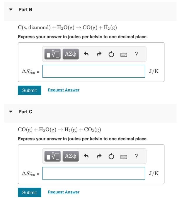 Solved Use data from the table below to calculate ΔSixn∘ for | Chegg.com