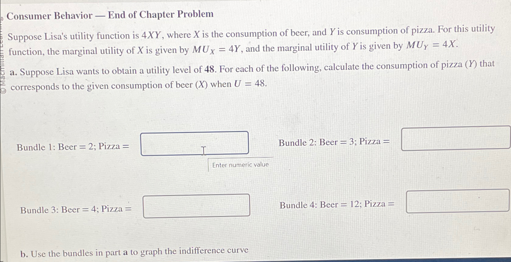 Solved Consumer Behavior - ﻿End of Chapter ProblemSuppose | Chegg.com