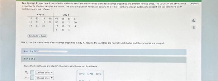 Solved Tax-Exempt Properties A tax collector wishes to see | Chegg.com