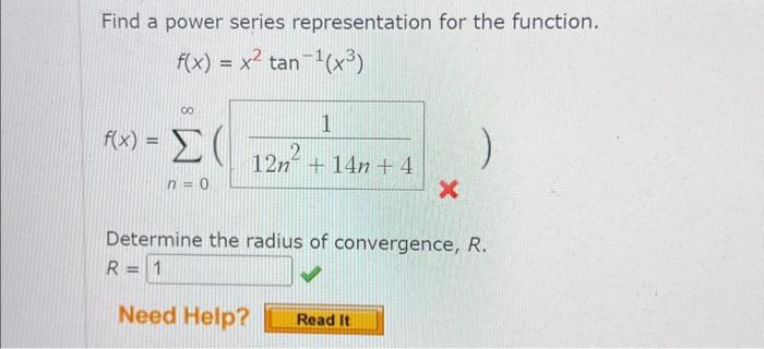 Solved Find a power series representation for the function. | Chegg.com
