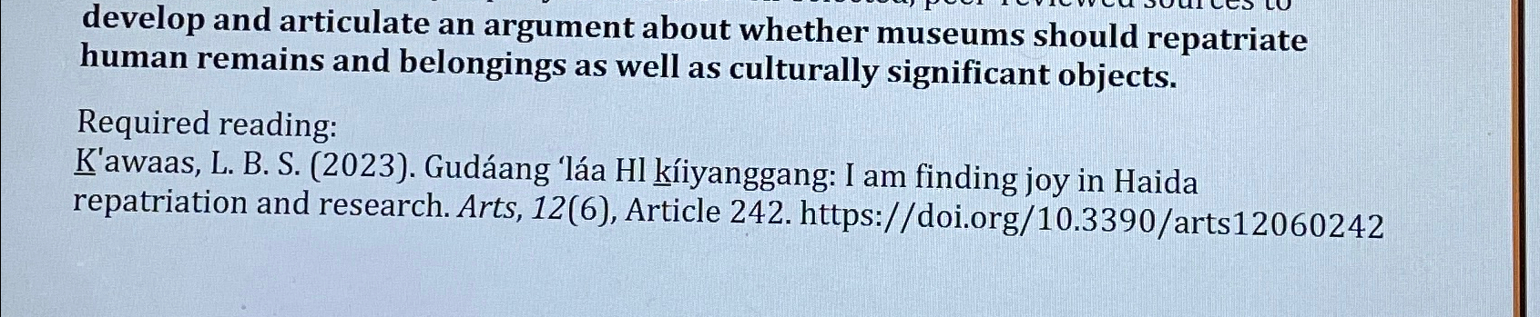 Solved develop and articulate an argument about whether | Chegg.com