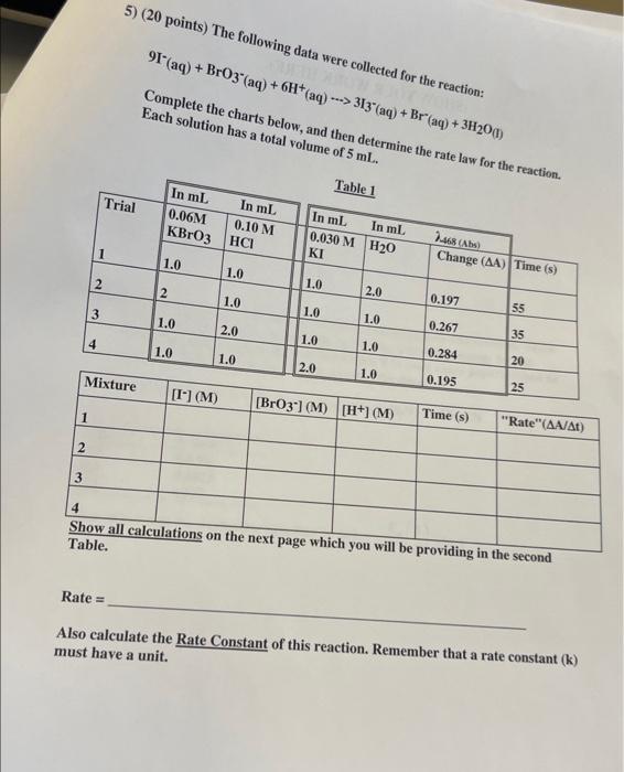 Solved 6. (5 points) In question #5, when the second mixture | Chegg.com
