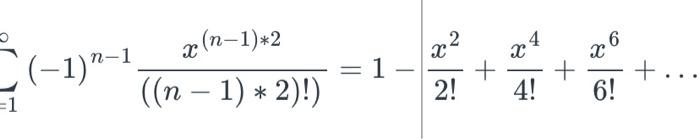 Solved The cos function can be approximated using a | Chegg.com