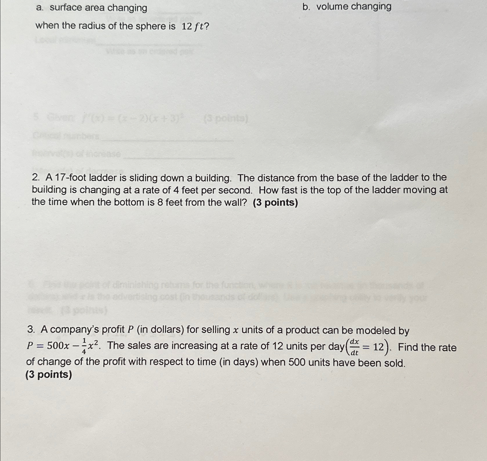 Solved Answer all questions please and thank you! | Chegg.com