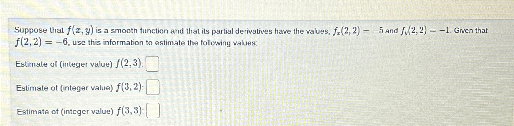 Solved Suppose that f(x,y) ﻿is a smooth function and that | Chegg.com