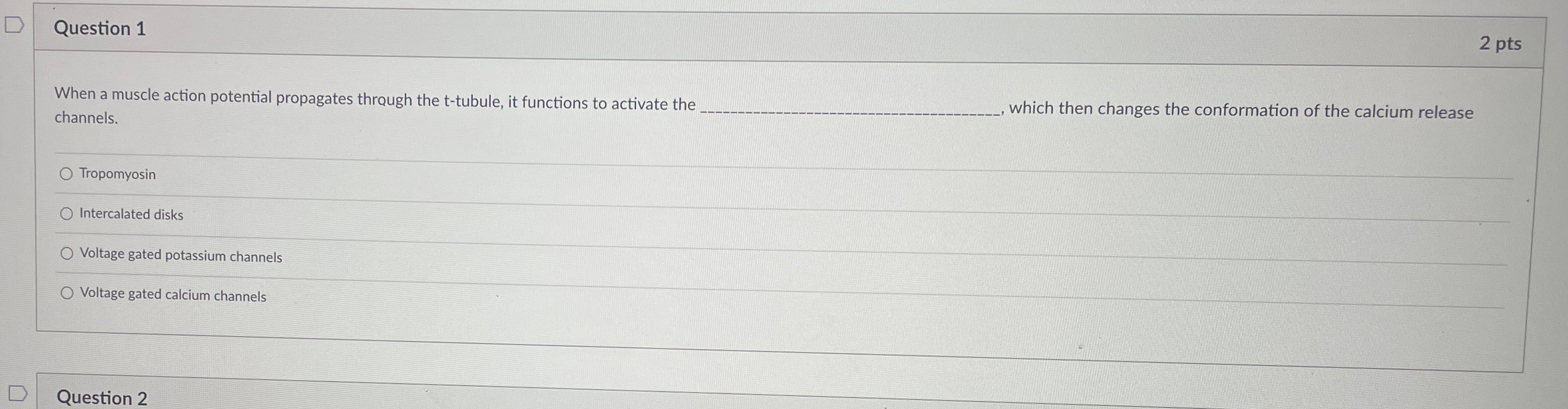 Solved Question 12 ﻿ptsWhen a muscle action potential | Chegg.com
