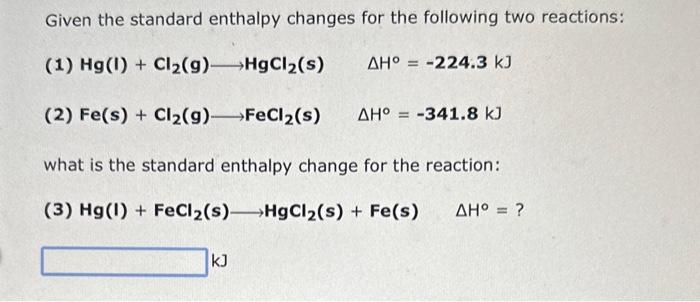 Solved (1) 2C(s)+2H2(g)→C2H4(g)ΔH∘=52.3 kJ (2) | Chegg.com