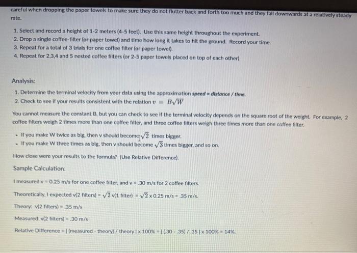 Solved Measuring the Relation Between Weight and Terminal | Chegg.com