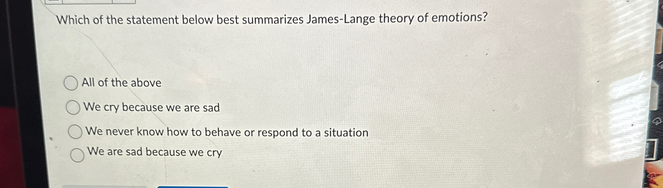 Solved Which of the statement below best summarizes | Chegg.com