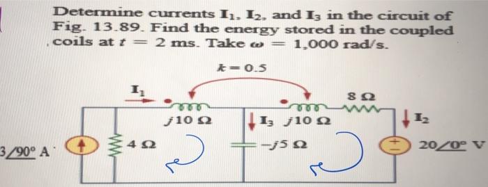 Solved Determine currents In, 12, and Iz in the circuit of | Chegg.com