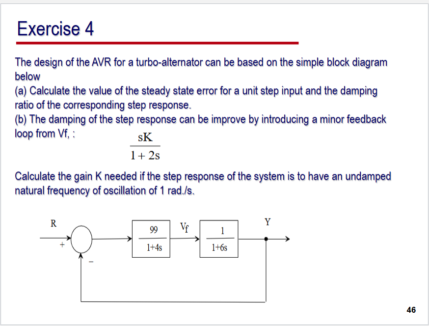 Solved Exercise 4 ﻿The design of the AVR for a | Chegg.com