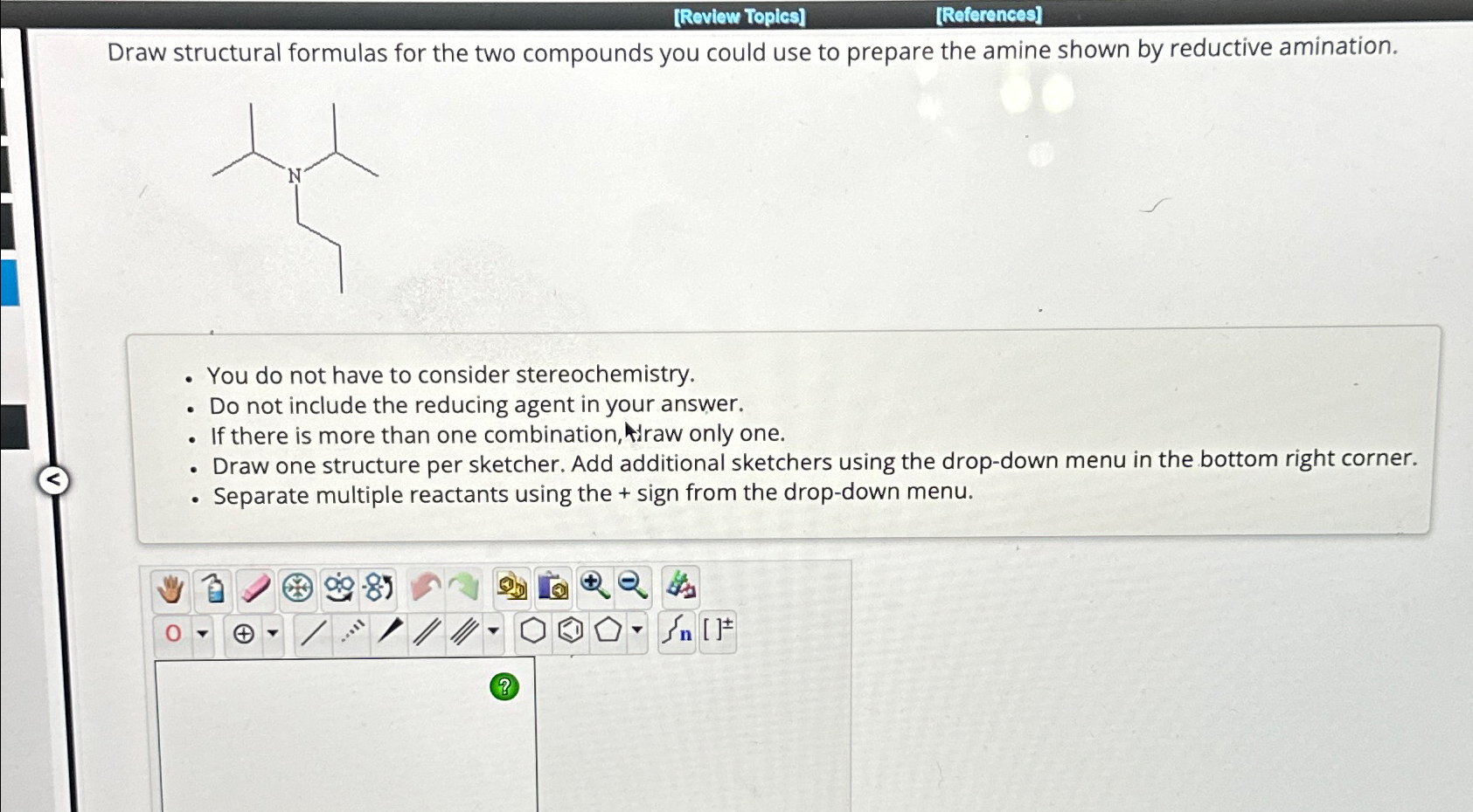 Solved [Review Topics][References]Draw structural formulas | Chegg.com