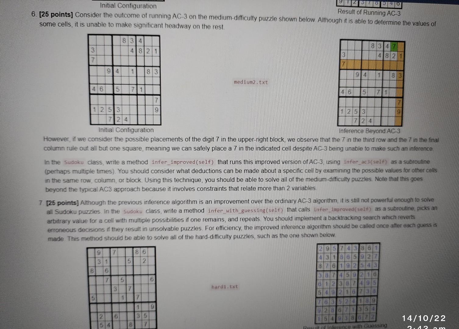 Solved [25 points] Consider the outcome of running AC.3 on | Chegg.com