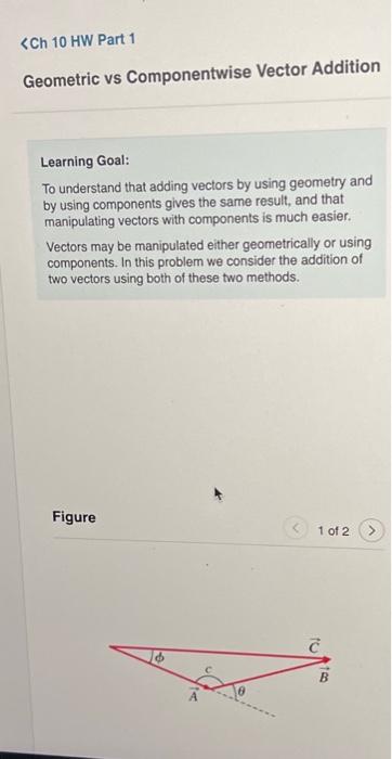 Solved Vector addition using components Vector addition | Chegg.com