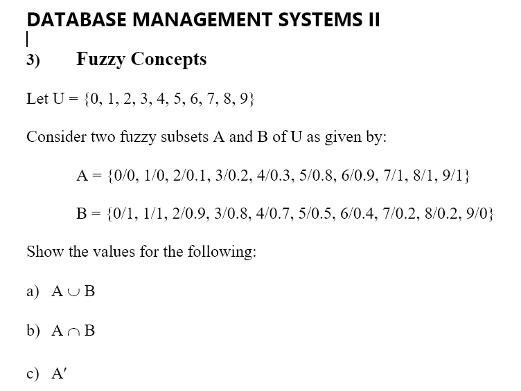 Solved $$ No AI and Copying please $$ DATABASE | Chegg.com