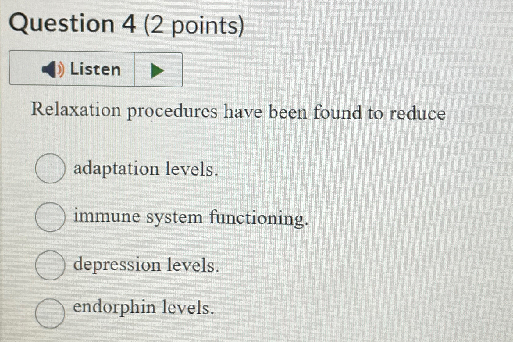 Solved Question 4 (2 ﻿points)Relaxation procedures have been | Chegg.com
