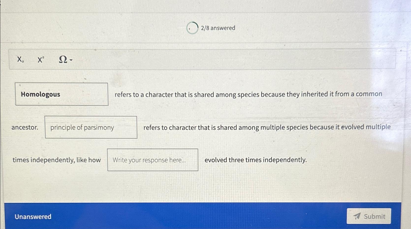 Solved 28 ﻿answeredrefers to a character that is shared | Chegg.com
