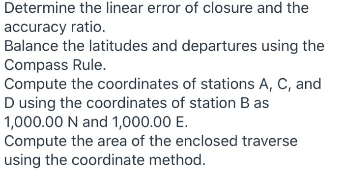 Solved Using the given data: A four-sided closed field | Chegg.com