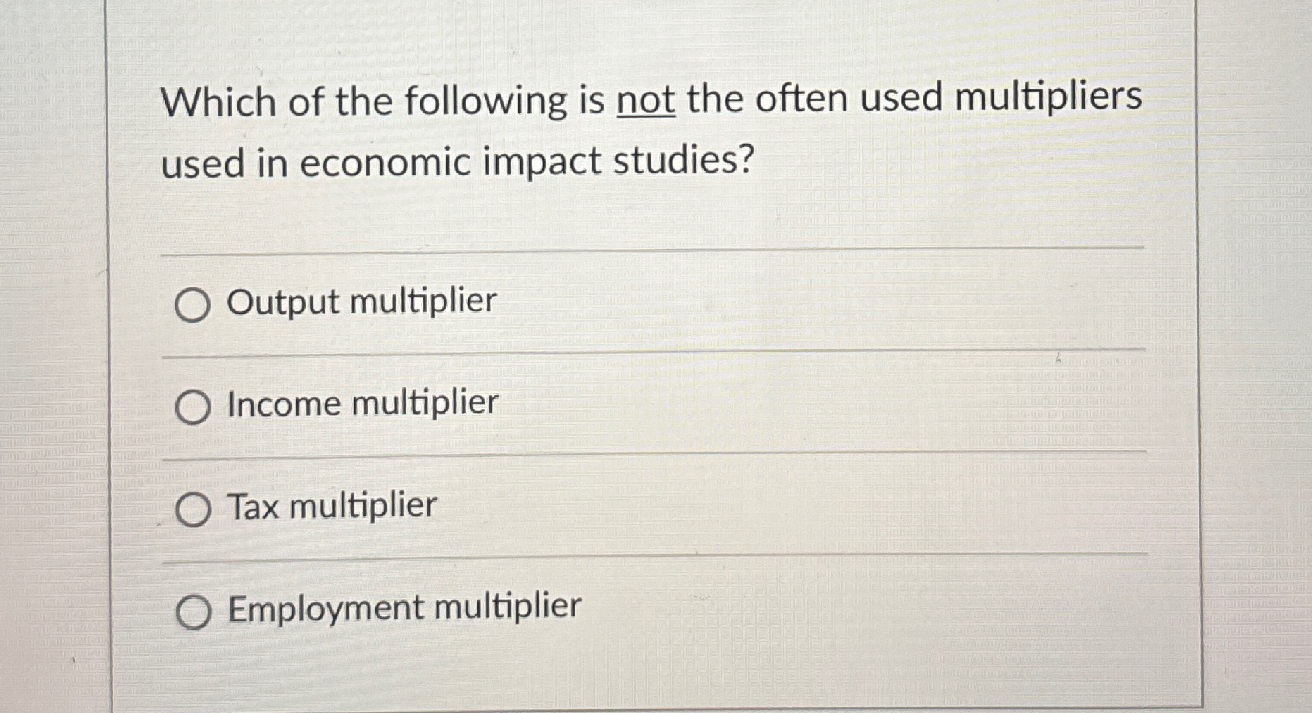 Solved Which of the following is not the often used | Chegg.com