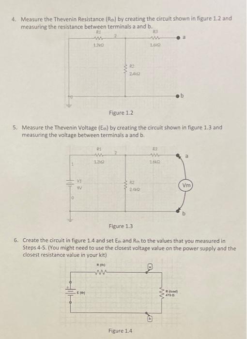 Solved 1. Objectives - Validate Thevenin's theorem. 2. | Chegg.com