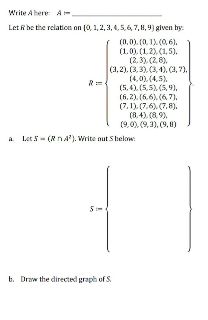 Solved A is the set of all the distinct digits of a certain | Chegg.com