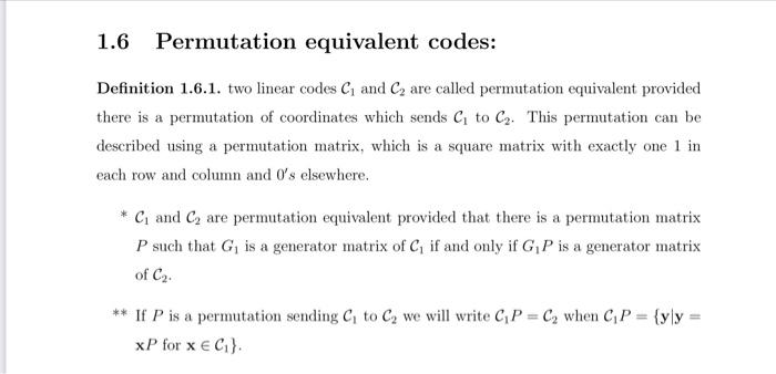 Solved 5.2 Extending codes We can create longer codes by | Chegg.com
