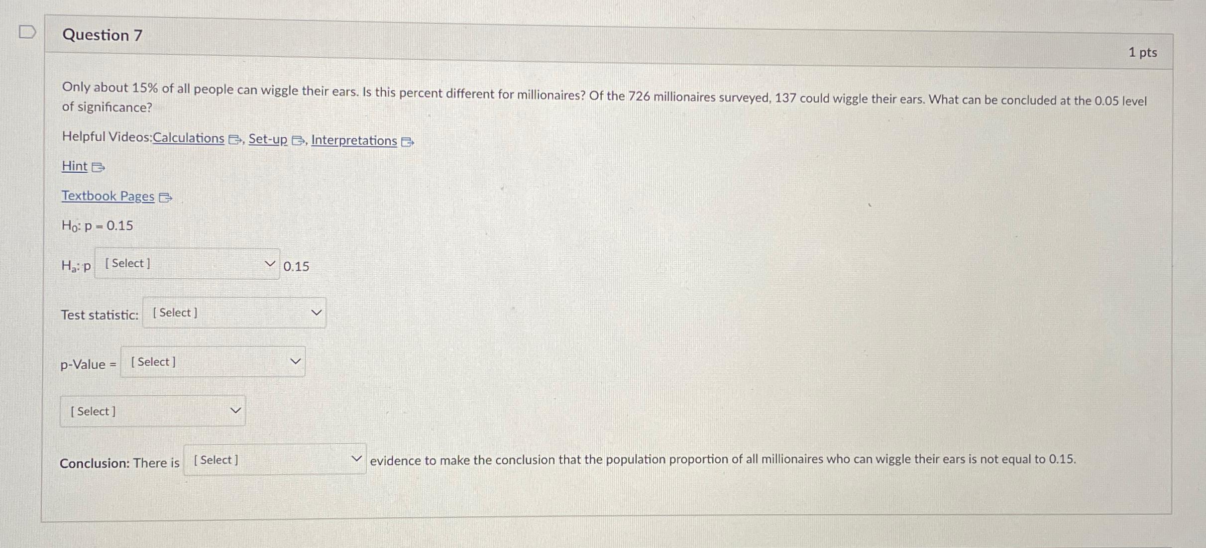 Solved Question 71 ﻿ptsof significance?Helpful | Chegg.com