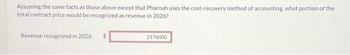 Solved Pharoah Construction Company uses the | Chegg.com Solved Pharoah Construction Company uses the | Chegg.com