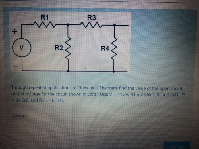 Solved R1 R3 M + T V R2 R4 Through repeated applications of | Chegg.com