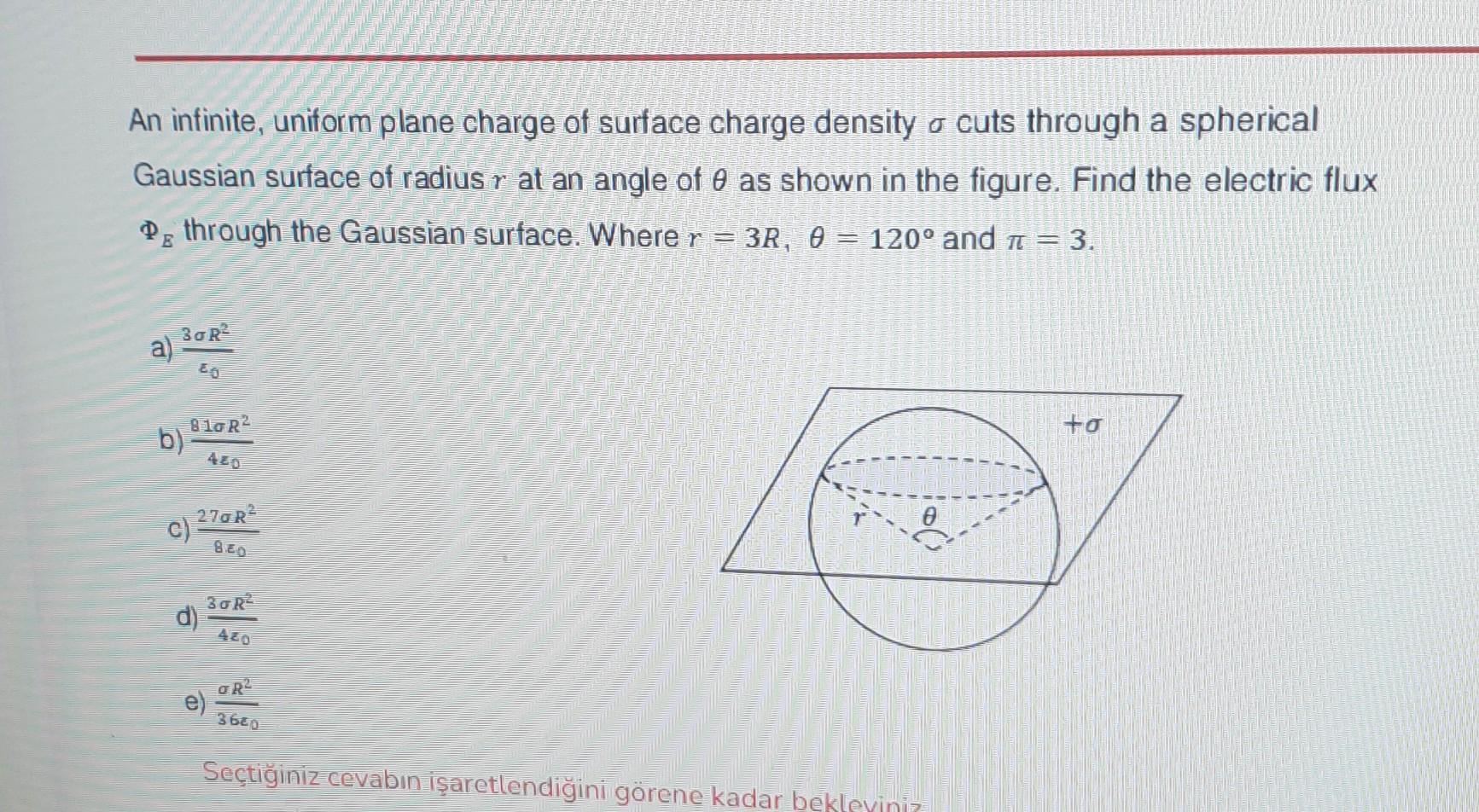Solved An infinite, uniform plane charge of surface charge | Chegg.com