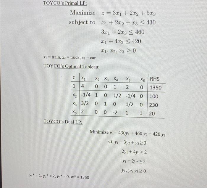 Solved (4.5D 3) In the TOYCO model, suppose that a new toy | Chegg.com