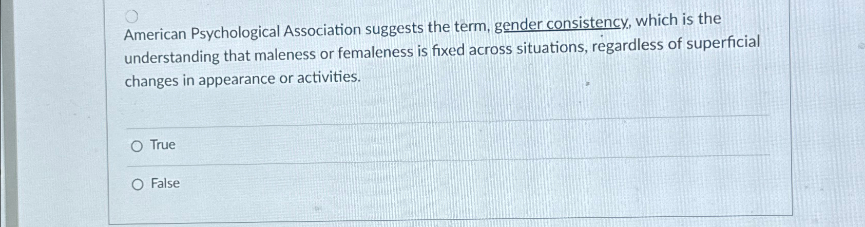 Solved American Psychological Association suggests the term, | Chegg.com