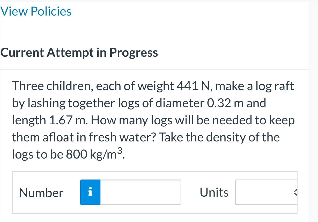 Solved View PoliciesCurrent Attempt in ProgressThree | Chegg.com