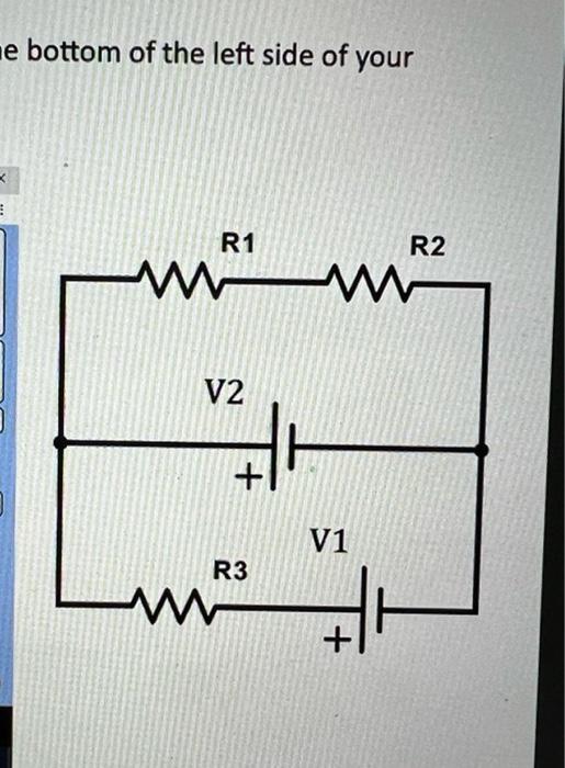 Solved Table 3 ( 5 points) ΔV1:50.0 V 3. Using Kirchhoff's | Chegg.com
