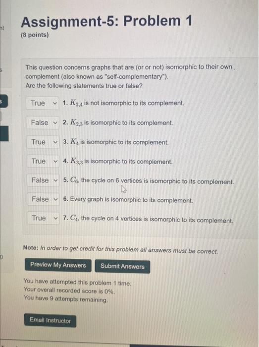 Solved Assignment-5: Problem 1 ( 8 points) This question | Chegg.com