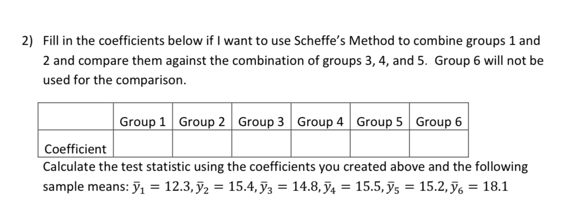 Solved Fill in the coefficients below if I want to use | Chegg.com