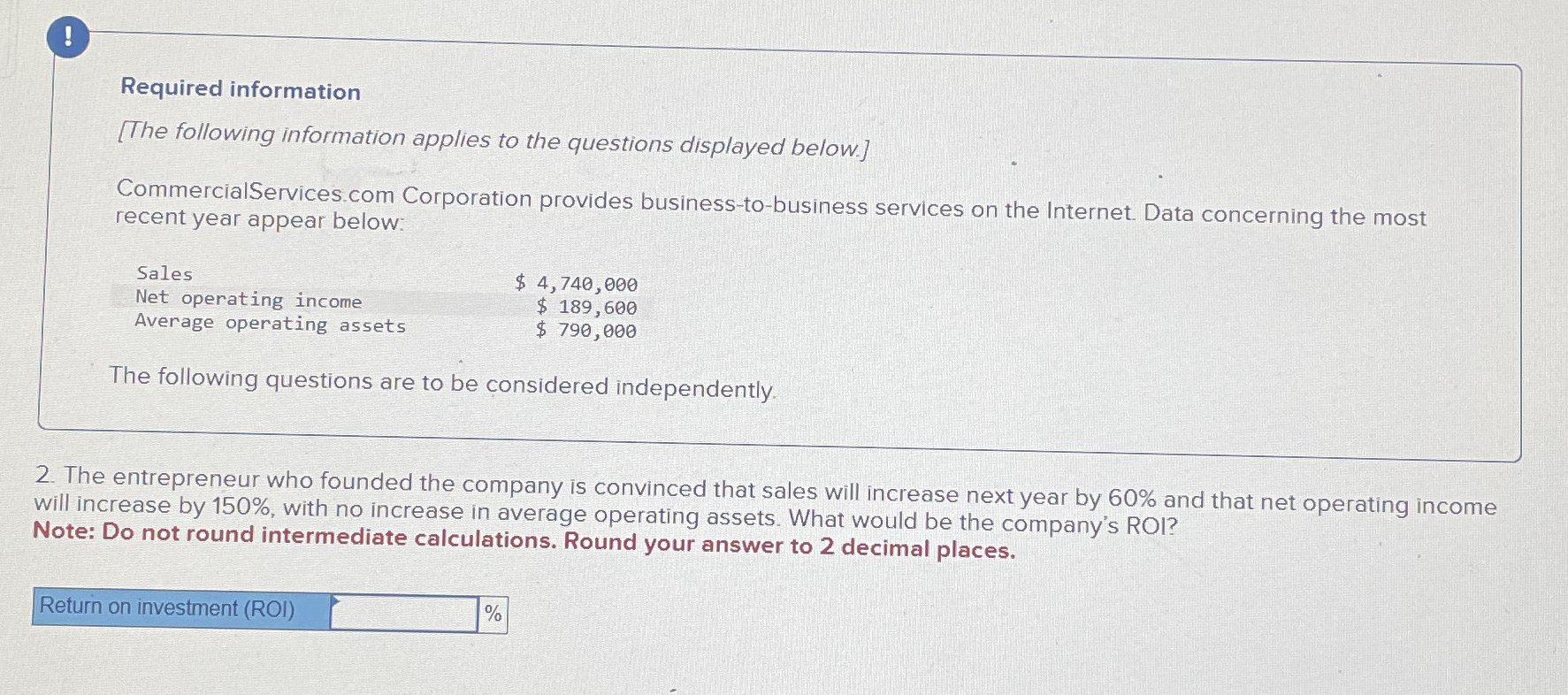 Solved Required Information[the Following Information
