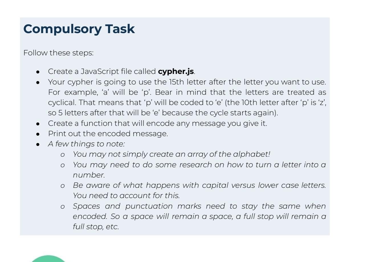 Solved Compulsory Task Follow These Steps Create A
