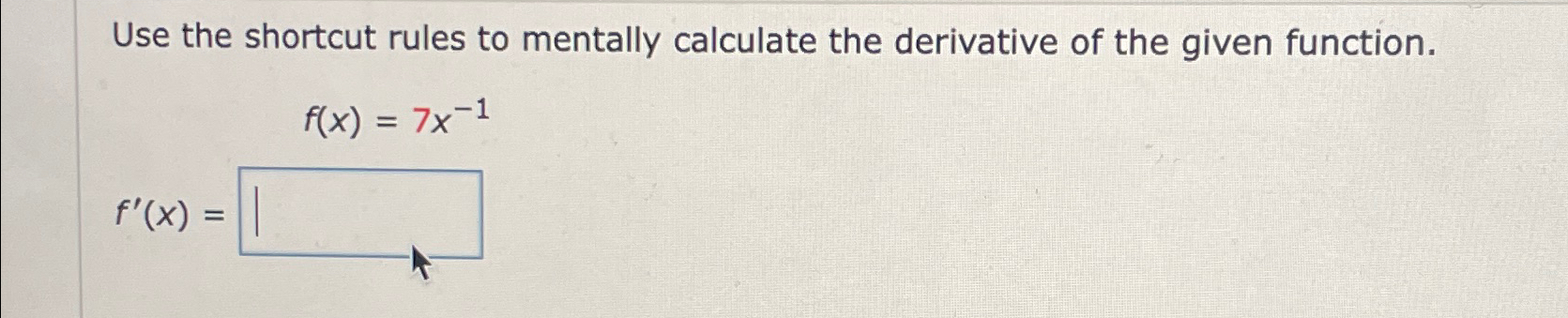 Solved Use the shortcut rules to mentally calculate the | Chegg.com