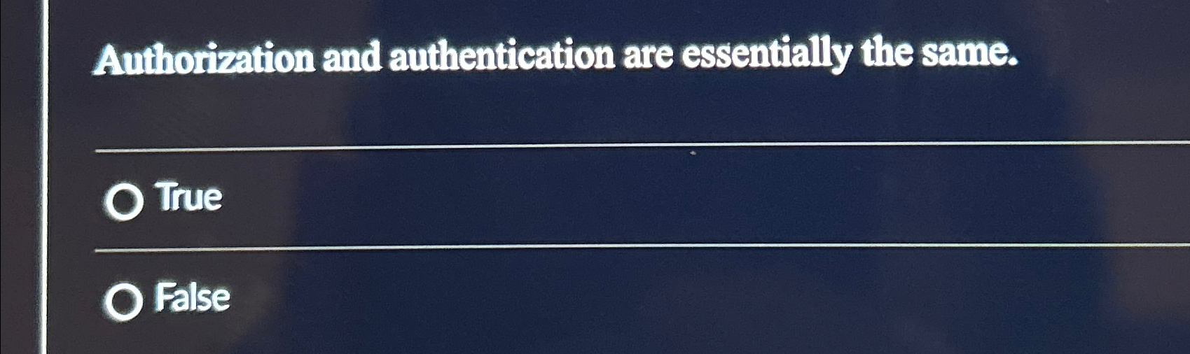 Solved Authoriration and authentication are essentially the | Chegg.com