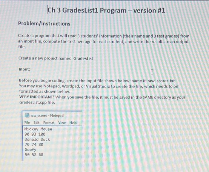Solved needs to be in c++ | Chegg.com