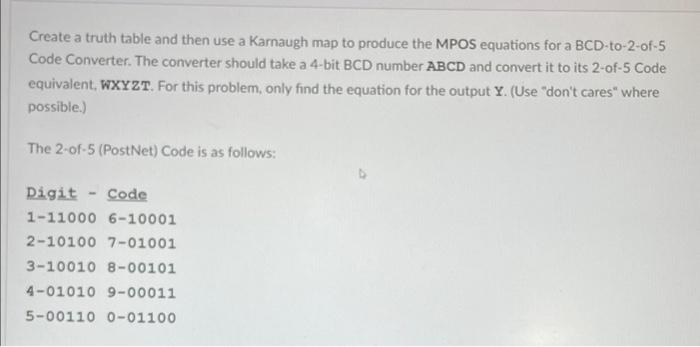 Solved Create a truth table and then use a Karnaugh map to | Chegg.com