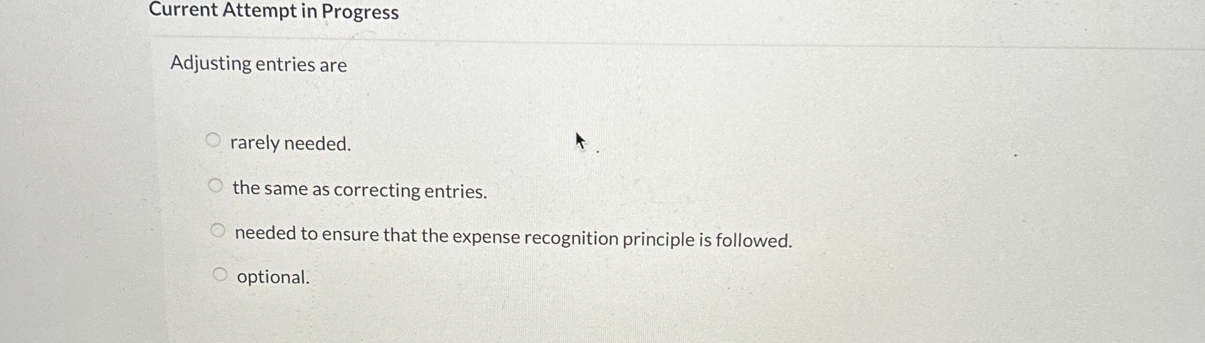 Solved Current Attempt in ProgressAdjusting entries | Chegg.com