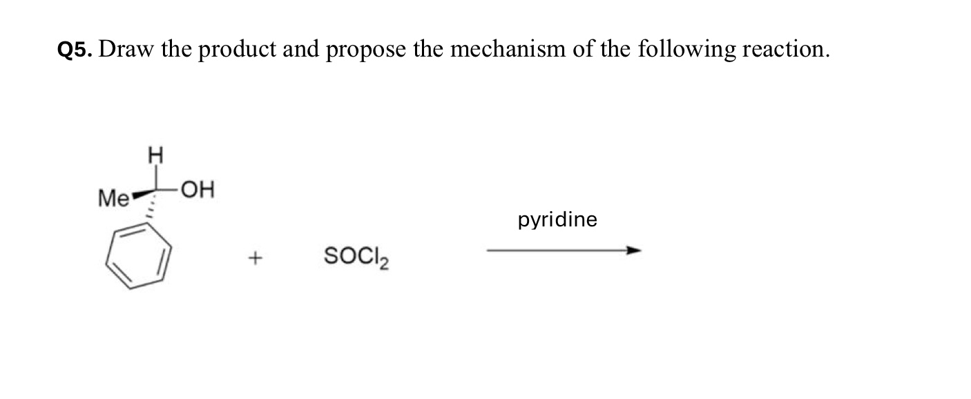 Solved Q5. ﻿Draw the product and propose the mechanism of | Chegg.com