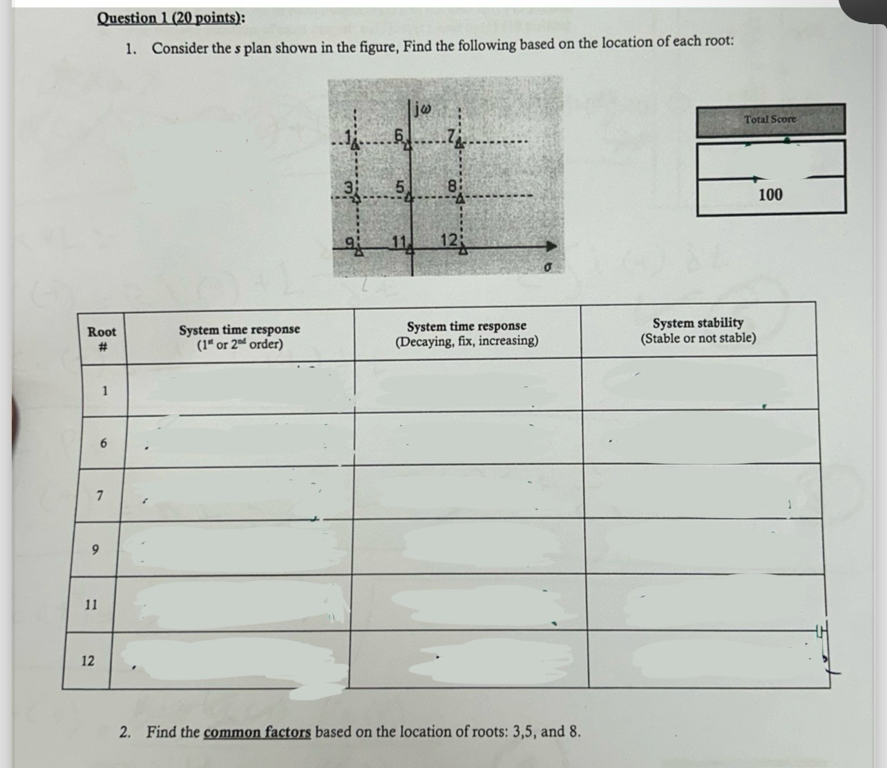Solved Question 1 (20 ﻿points):Solve all parts (1,2)Consider | Chegg.com