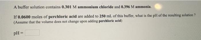 Solved A buffer solution contains 0.347 M NaHSO3 and 0.306 M | Chegg.com