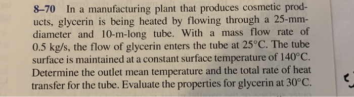 Solved 8–70 In a manufacturing plant that produces cosmetic | Chegg.com