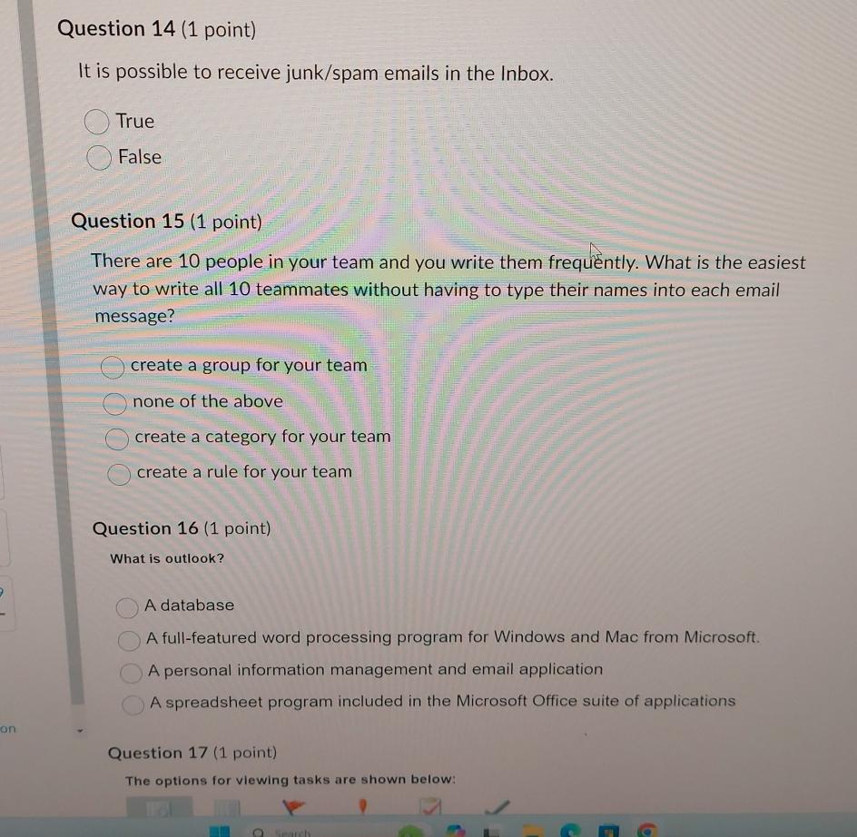 Solved Question 14 (1 ﻿point)It is possible to receive | Chegg.com